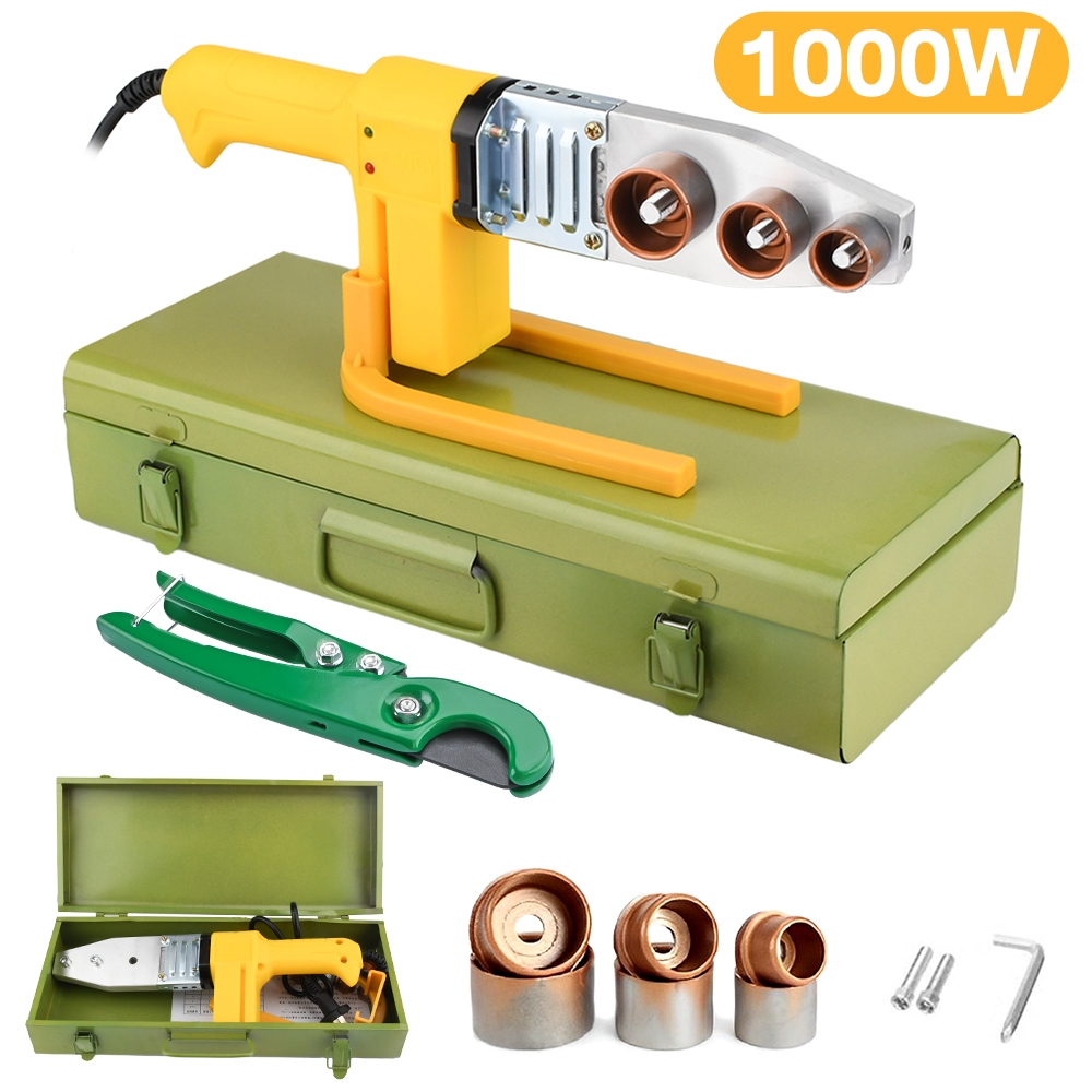 【Free PPR CUTTER+Iron Case】1000W PPR Heater Fusion Machine PVC Plastic ...