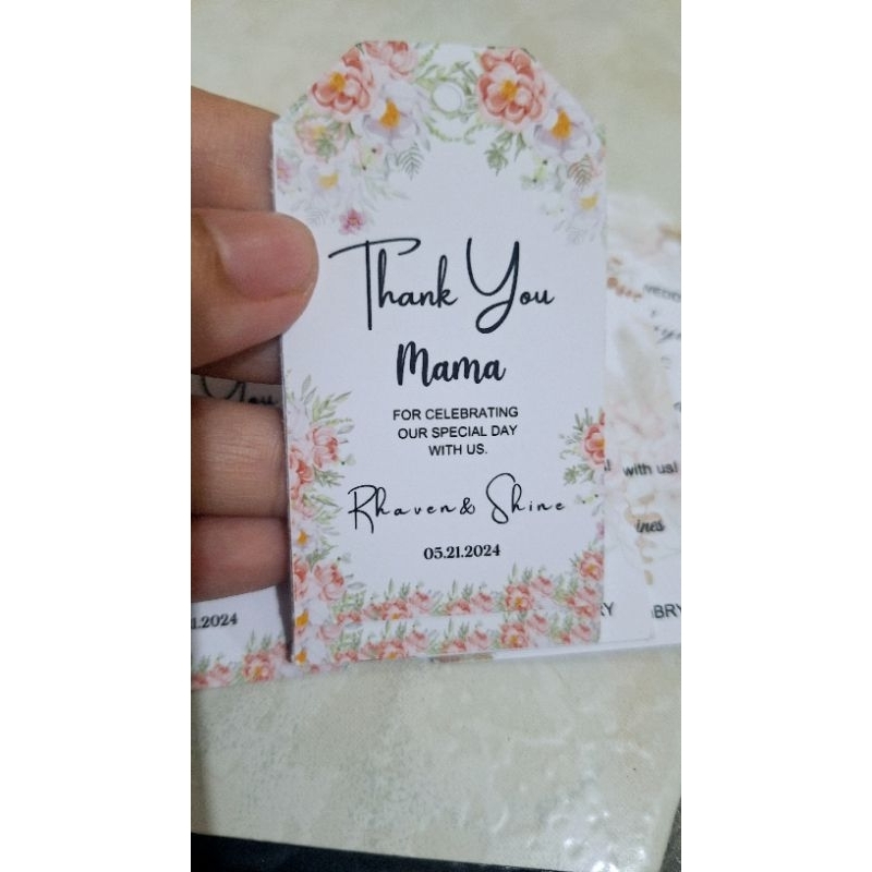 Thank you tags with free strings | Shopee Philippines