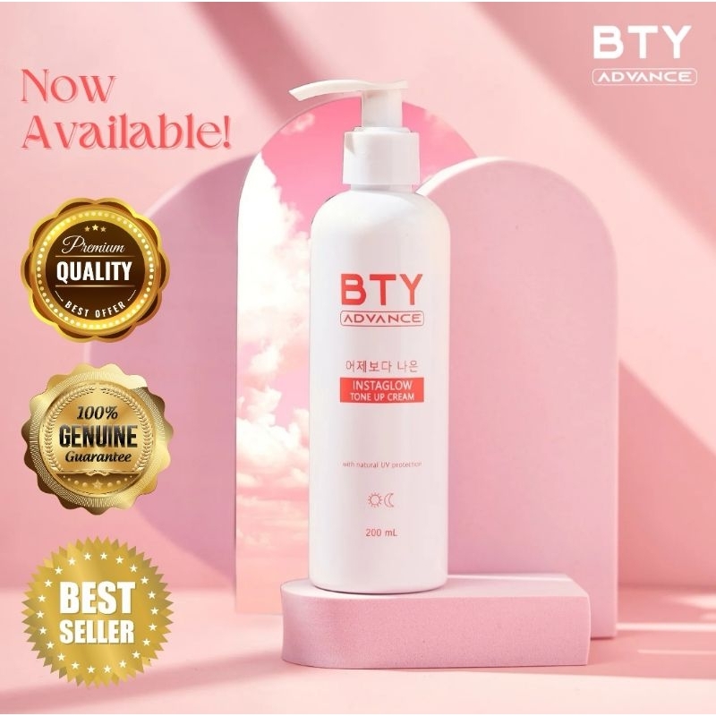 BTY Instaglow Tone Up Cream 200ml | Shopee Philippines
