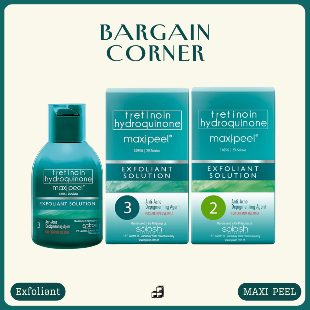 MAXI-PEEL Exfoliant Solution for Acne Treatment [VARIANTS] | Shopee ...