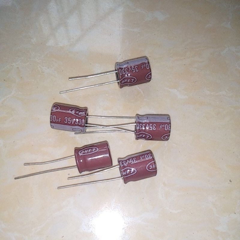 35v 330uf electrolytic capacitor sold per 5pcs | Shopee Philippines