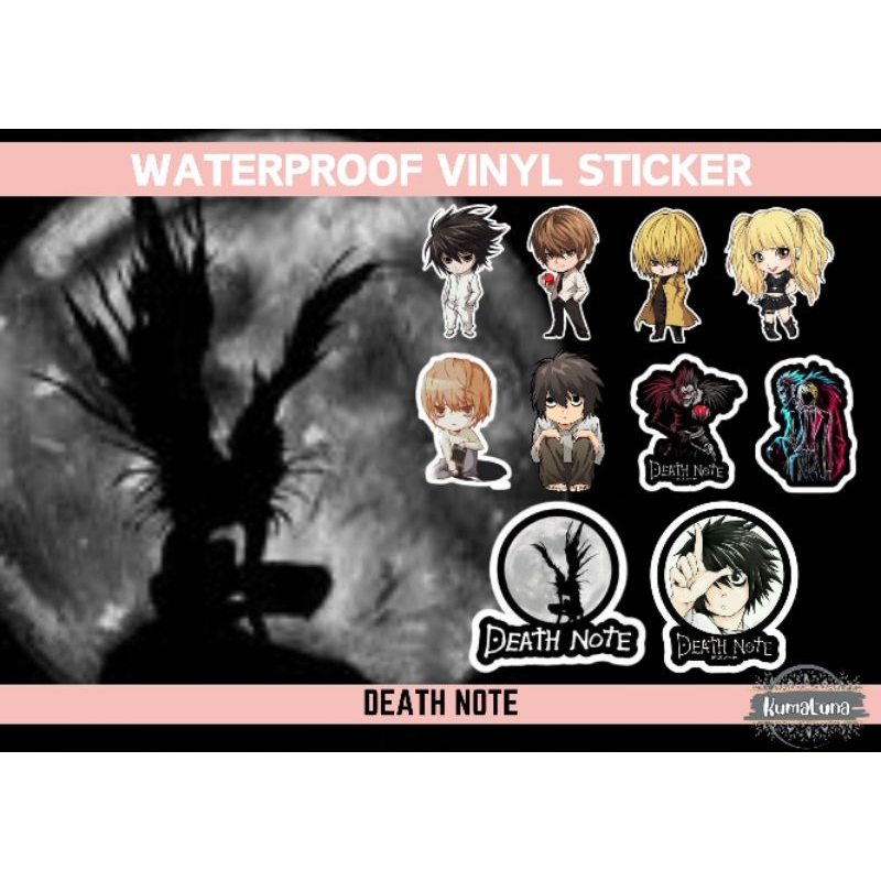 Deathnote Waterproof Vinyl Sticker Set | Shopee Philippines