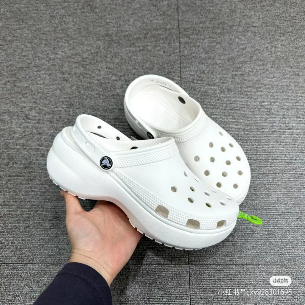 Crocs classic platform clog sandals for woman with ecobag(4cm heels) | Shopee Philippines