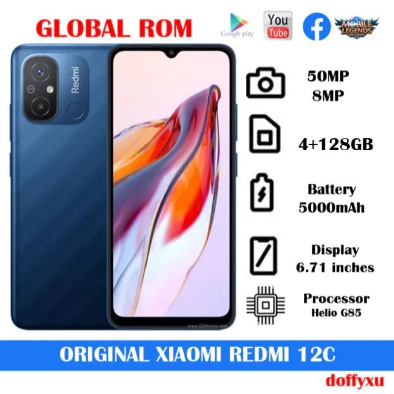 Rdmi 12c 4/128GB Global Original | Shopee Philippines