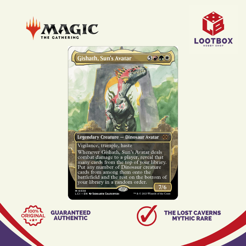 Magic the Gathering: Gishath, Sun's Avatar (Mythic Rare) - The Lost ...