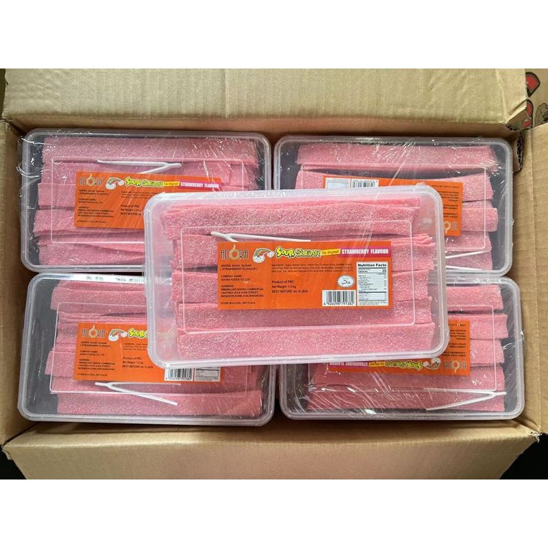 Adora Sour Tape Box Gummy 1.5kilo | Shopee Philippines