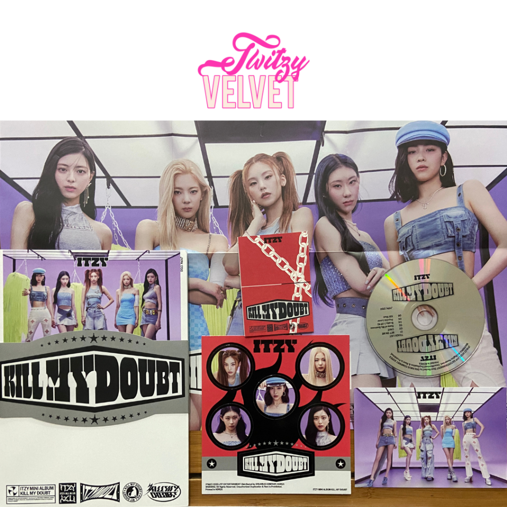 OFFICIAL Itzy Kill My Doubt Standard Version Unsealed Albums Yeji Lia ...