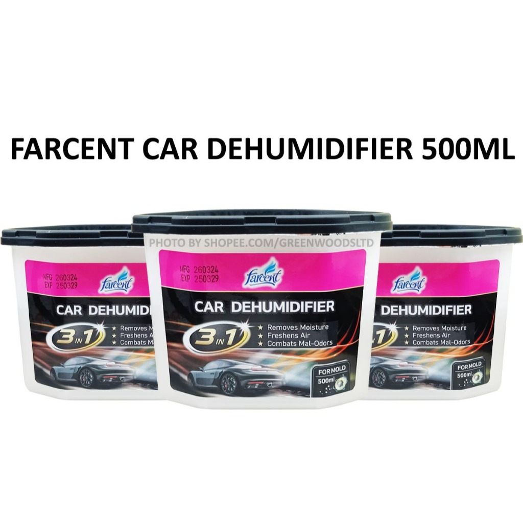 Farcent Car Dehumidifier 3 in 1 For Mold 500ml gws31207 | Shopee ...