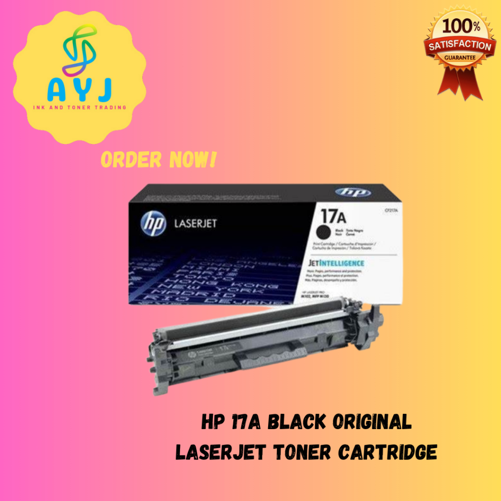 HP 17A (CF217A) Black Original LaserJet Toner Cartridge | Shopee ...