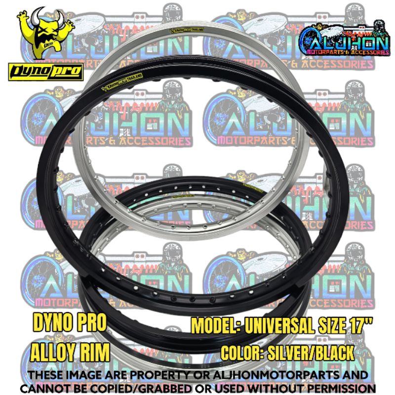 DYNO PRO ALLOY RIM 1.20/1.40X17" Motorcycle | Shopee Philippines