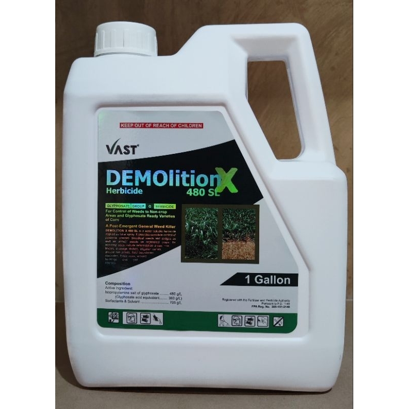 DemolitionX Herbicide- 1 Gallon / Demolition X Herbicide | Shopee ...