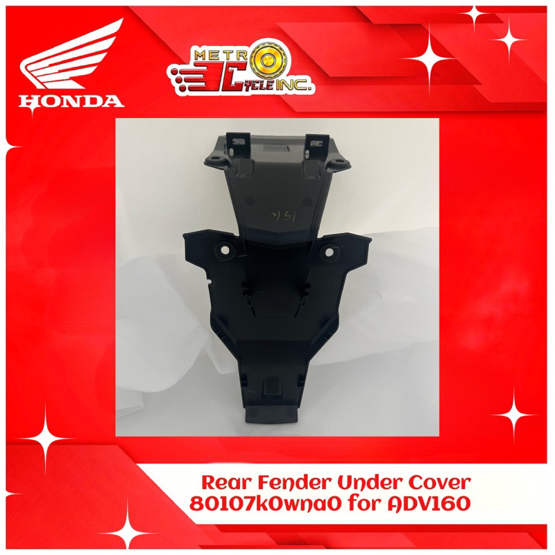 Honda Genuine Rear Fender Under Cover 80107k0wna0 for ADV160 | Shopee ...