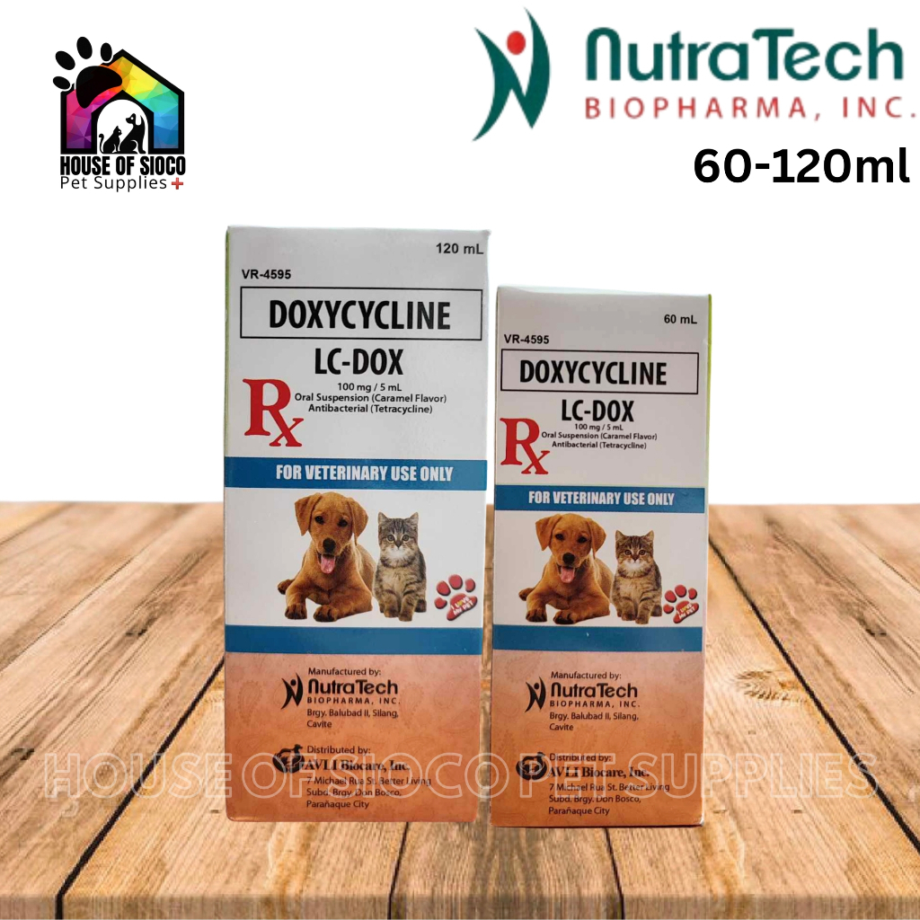 LC-Dox Antibacterial Suspension For Pets 60-120ml | Shopee Philippines
