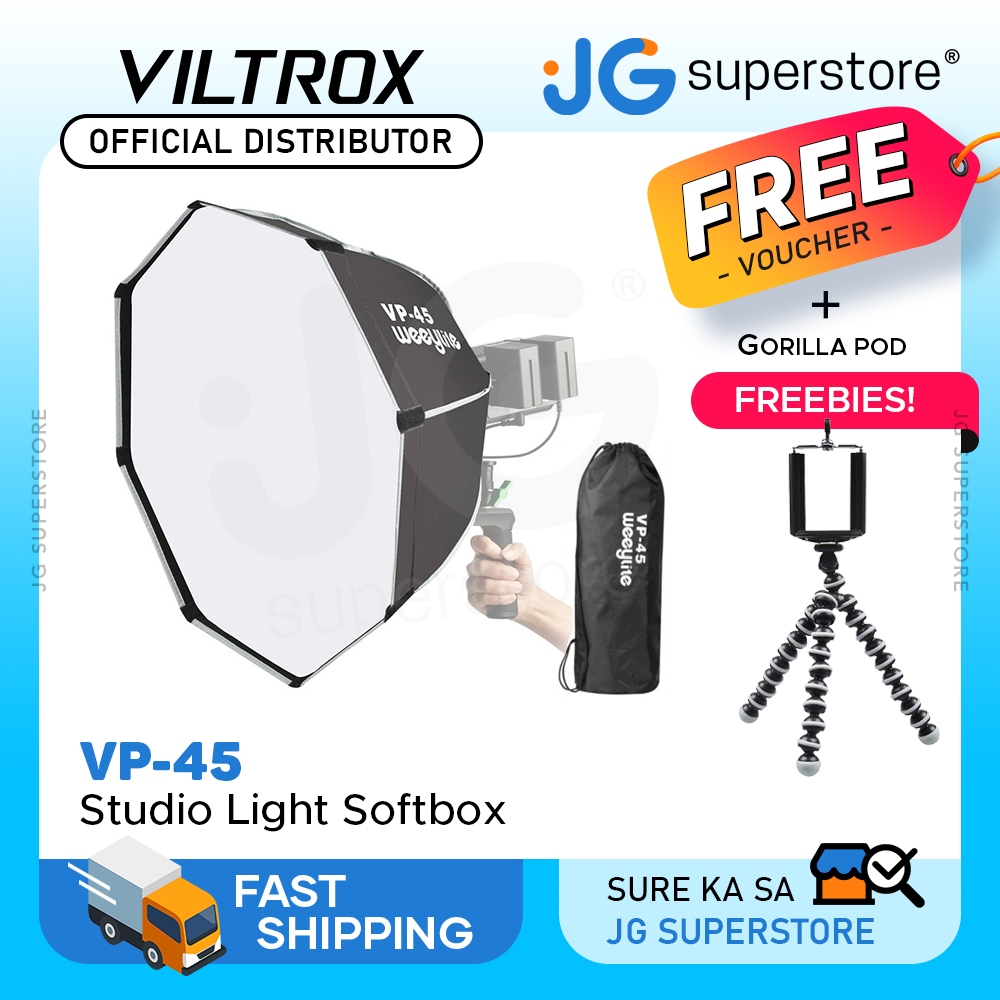 Viltrox VP-45 60cm Studio Light Softbox Diffuser with Soft Light Cloth for Ninja 200/300 Light ...