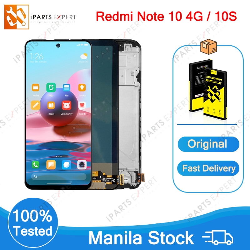 IPARTSEXPERT OLED LCD For Redmi Note 10 4G LCD Redmi Note 10S LCD ...