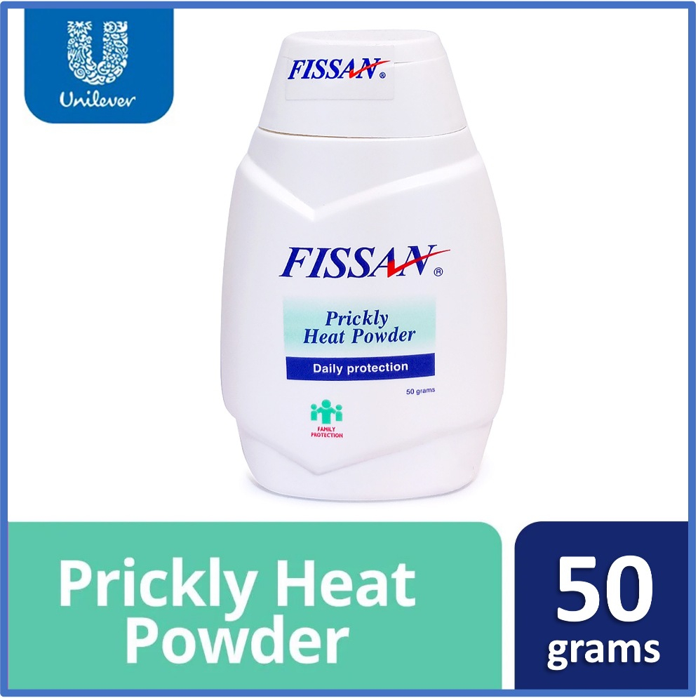 Fissan Prickly Heat Cooling Powder Daily Protection (with Talc) - 50 g ...
