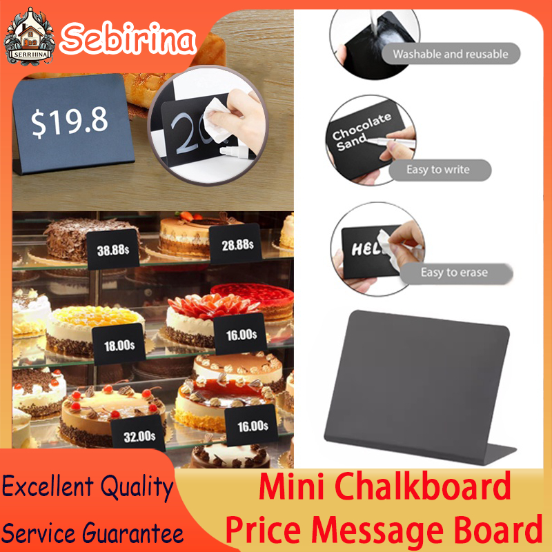 Mini Chalkboard Easel Food Price Message Board L-Shaped Fruit Vegetable ...