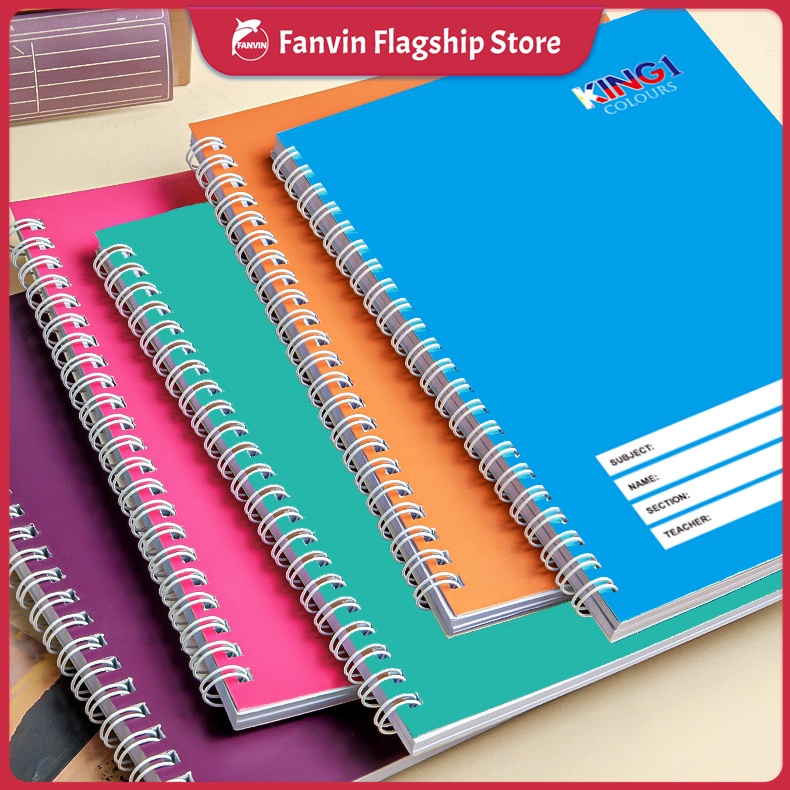 Fanvin 80 Sheets A5 Spiral Notebook For Grade1/2/3 Thickened Material ...