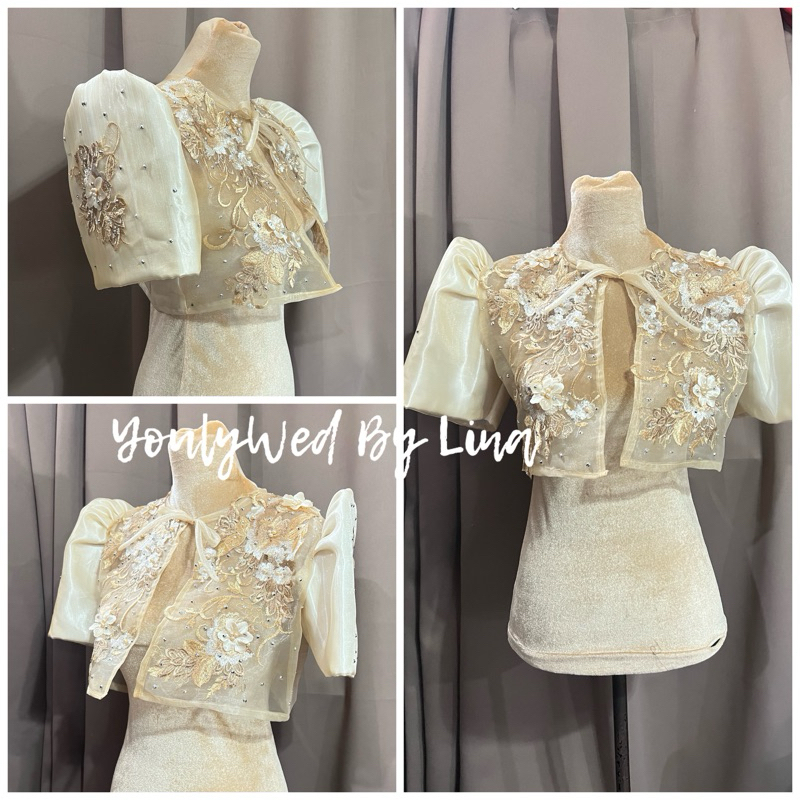 Modern Filipiniana Crop Top | Shopee Philippines