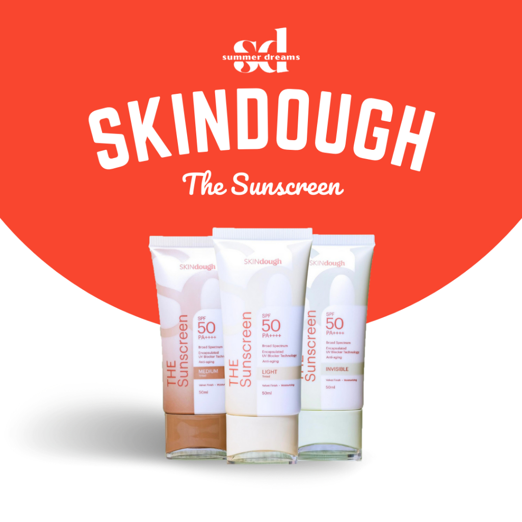 SKINDOUGH THE Sunscreen SPF 50 PA++++ Broad Spectrum Encapsulated UV ...