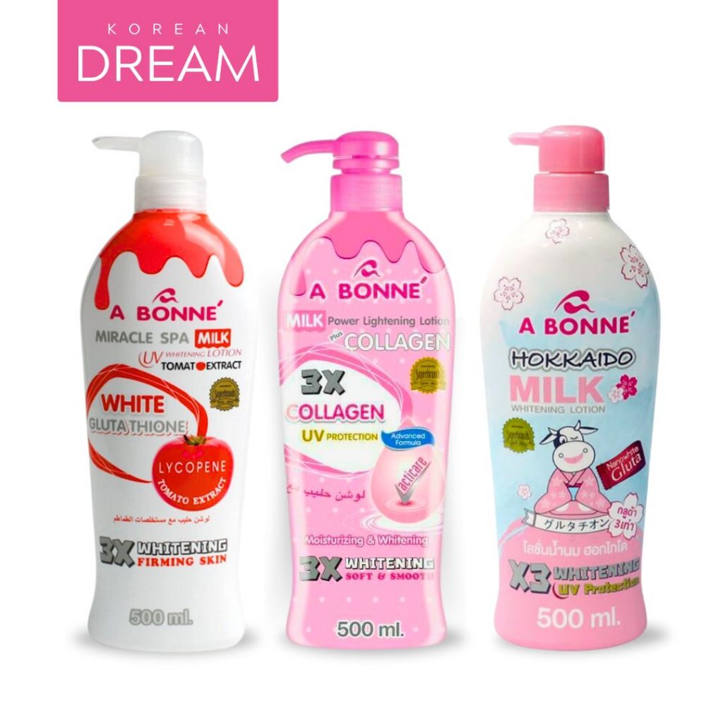 Abonne Milk Power Lightening Lotion 500ml with Glutathione & Collagen ...