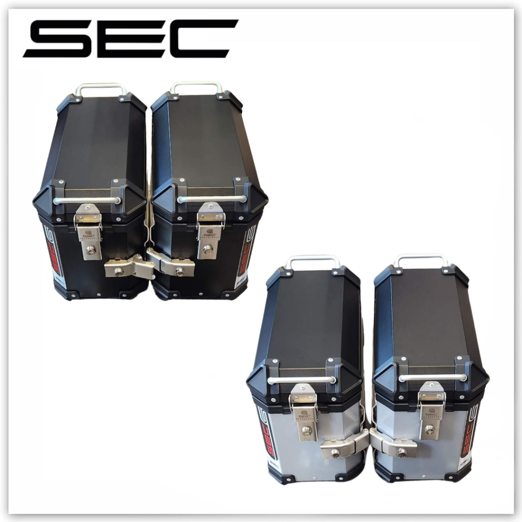 Sec Topbox 30 Liters Top Box for Motorcycle Alloy Side Pannier - CJ Max ...