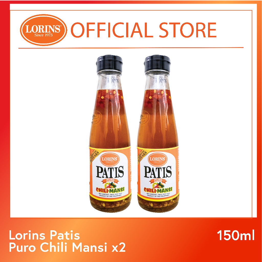 Lorins Patis Puro Chili Mansi - 150ml | Shopee Philippines
