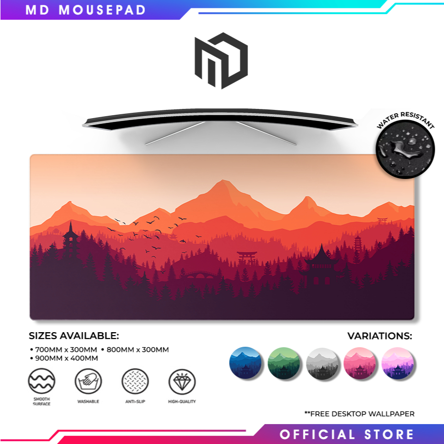 MD Mousepad | ZenScape | Extended Mousepad | Large Gaming Mousepad ...