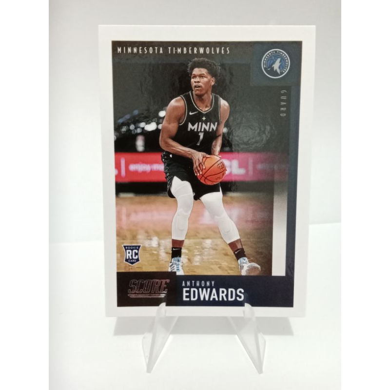 NBA BASKETBALL CARD: ANTHONY EDWARDS ROOKIE CARD | Shopee Philippines