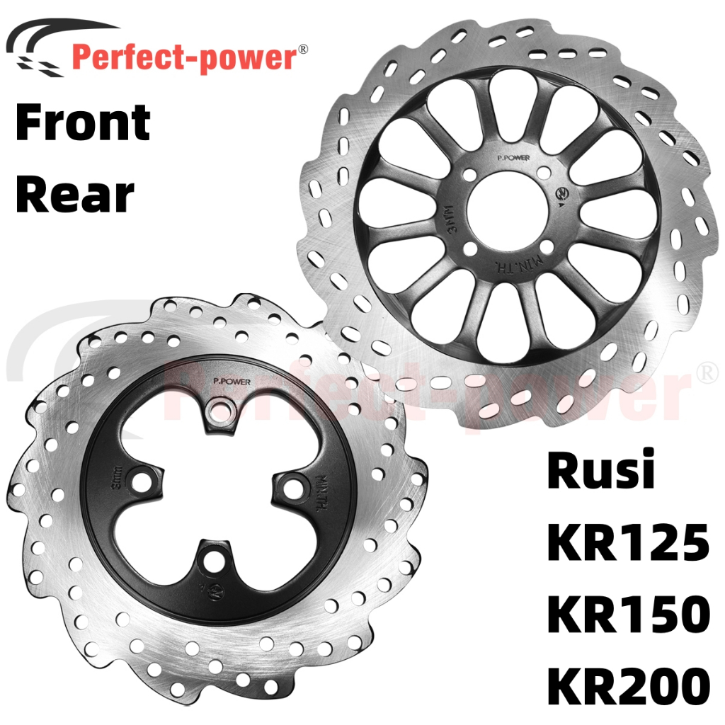 Perfect Power Disc Plate For Rusi KR125 KR150 KR200 Front And Rear Disc ...