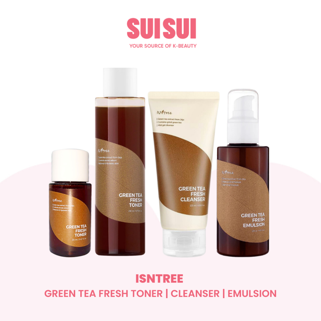 ISNTREE Green Tea Fresh Toner | Cleanser | Emulsion | Shopee Philippines