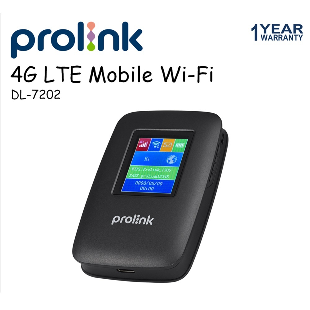 Prolink Pocket Wifi 4G LTE Battery at 3000mAh can connect 16 Device DL ...