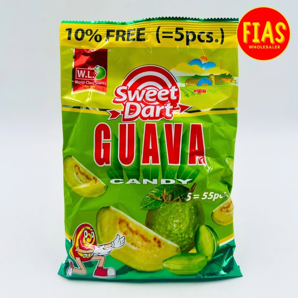 55 pcs Sweet Dart Guava Candy | Shopee Philippines