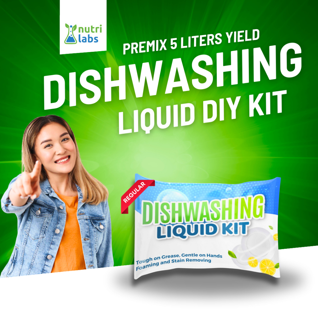 Nutrilabs Mini Premix Dishwashing Liquid DIY Kit 5 Liters Yield Pre ...