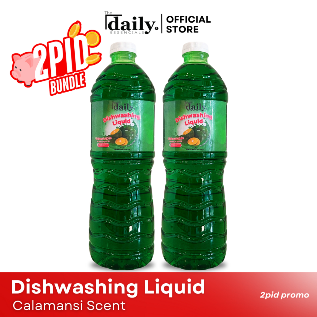 The Daily Essencials 2PID BUNDLE Dishwashing Liquid Calamansi Scent 1 ...