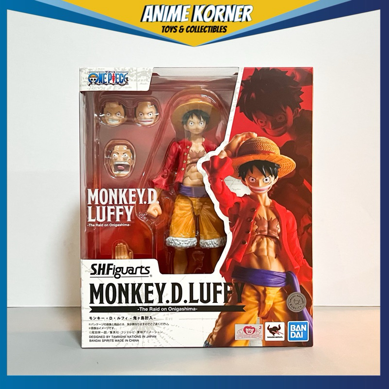 S.H. Figuarts SHF Monkey D. Luffy Raid on Onigashima Bandai Tamashii ...