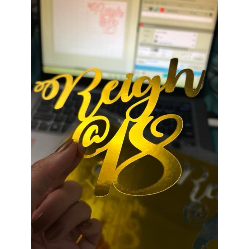 Customized Cardstock Toppers READ DESCRIPTION BEFORE CHECKOUT | Shopee ...