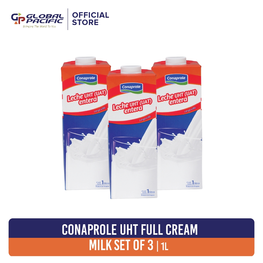 Conaprole UHT Full Cream Milk 1L Set of 3 | Shopee Philippines
