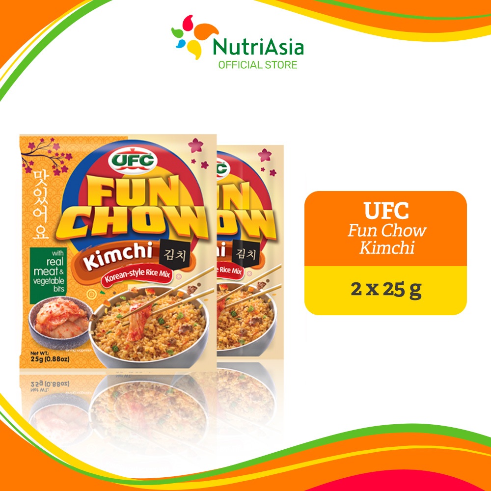 UFC Fun Chow Korean-Style Rice Mix Kimchi 25g Bundle of 2 | Shopee ...