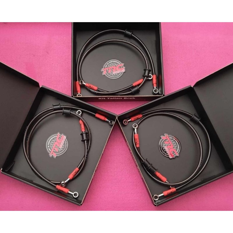 TRC Braided Hose for Aerox V1/V2 ABS, Nmax V1/V2 ABS, ADV 150/160 ABS ...