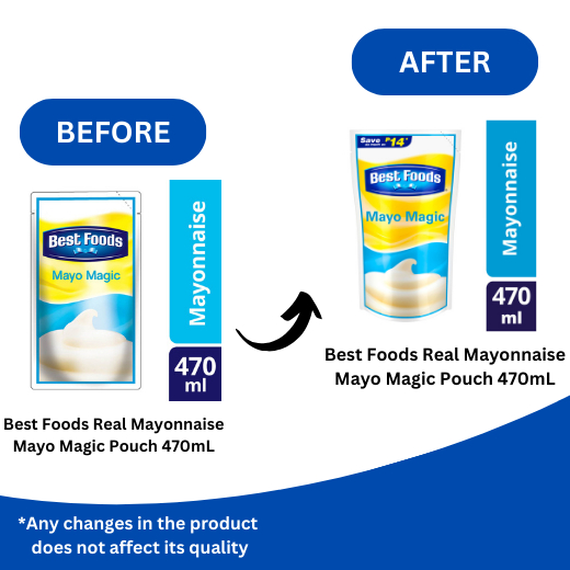 Best Foods Real Mayonnaise Mayo Magic Pouch 470mL | Shopee Philippines