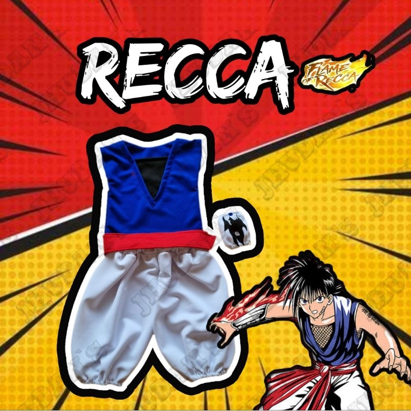 RECCA HANABISHI Flame of Recca Inspired Costume - MILESTONES/BIRTHDAY ...
