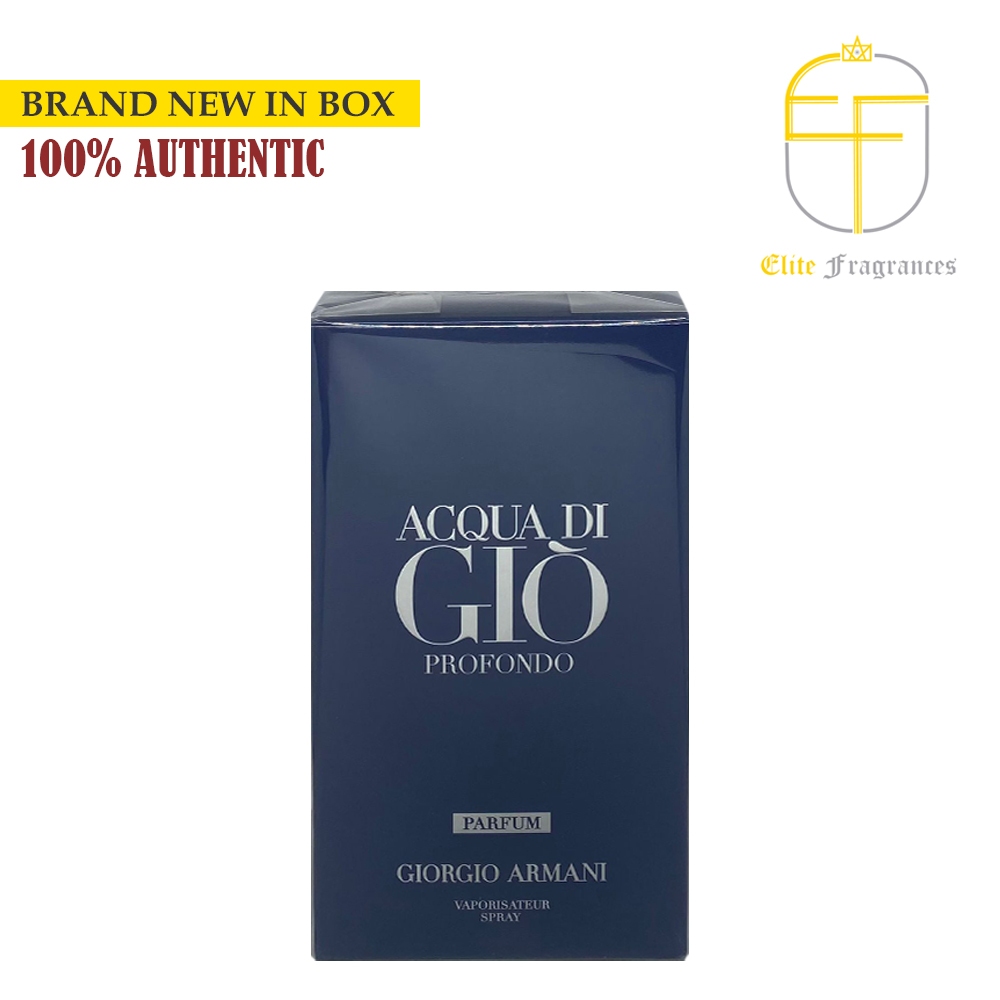 Gi∅rgi∅ Am̃ani Aqcua Di Gio Profondo Parfum 2024 | Shopee Philippines
