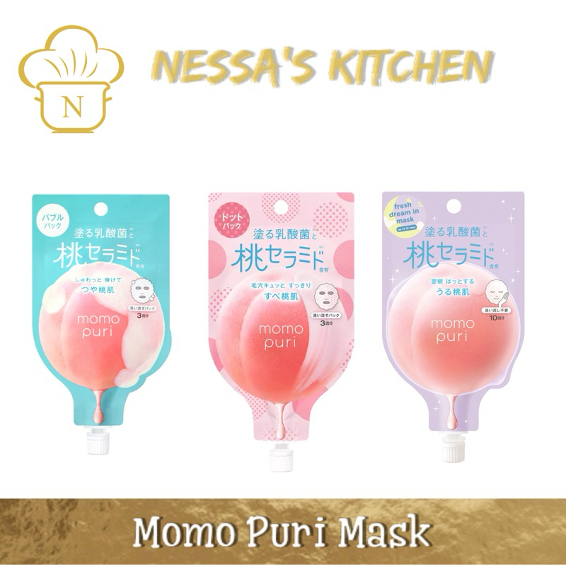 Momo Puri Fresh Peel Off Fresh Bubble Fresh Dream Mask [Nessa’s Kitchen ...
