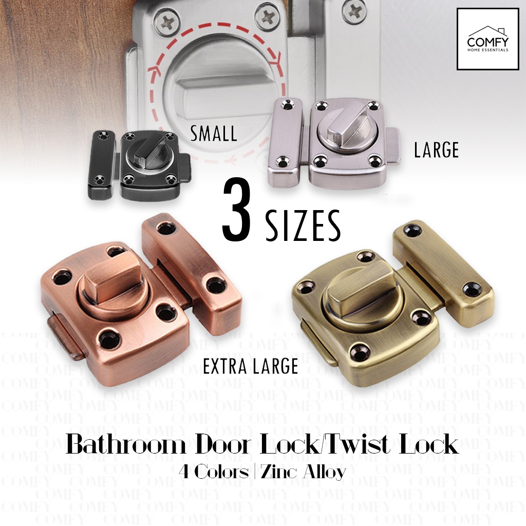 Universal Twist Lock, Zinc Alloy Security Thicken Cast Barrel Bolt ...