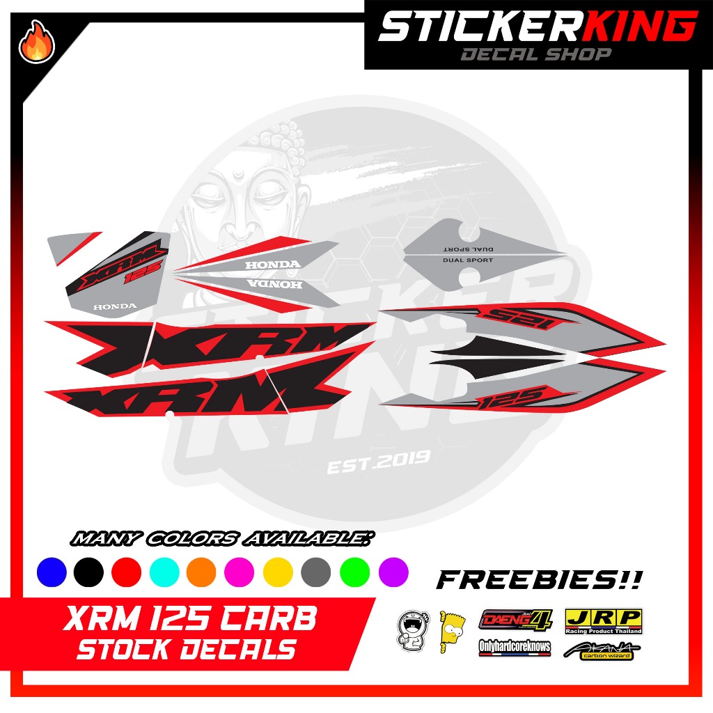 XRM 125 CARB STOCK WITH FREEBIES (PREMIUM QUALITY GLOSSY PRINT ...