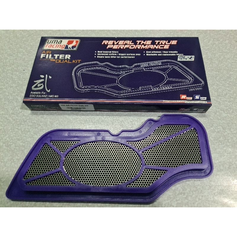 UMA RACING AIR FILTER ELEMENT HI FLOW / WASHABLE FOR YAMAHA MIO I 125 ...