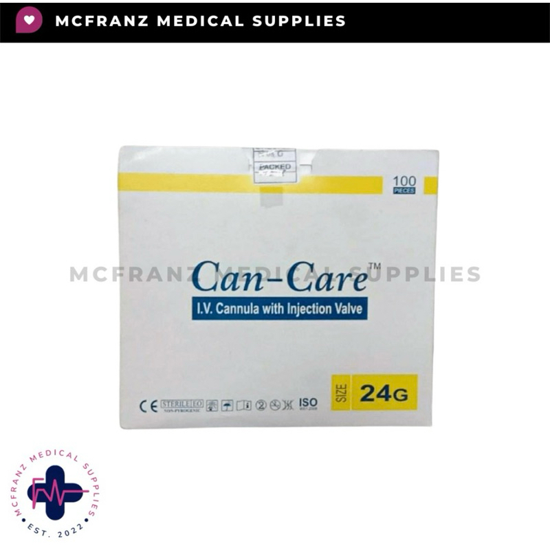 Can-Care Cannula with Injection Valve (Sold per Box) | Shopee Philippines