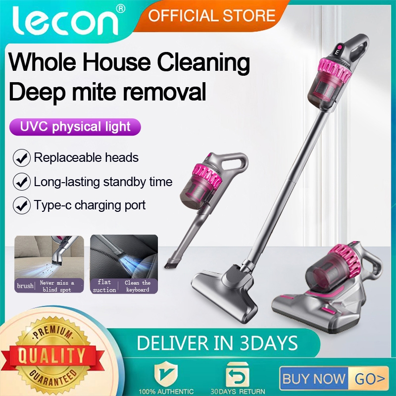 Lecon New Mite Remover Vacuum Cleaner 4-in-1 Handheld High Suction ...