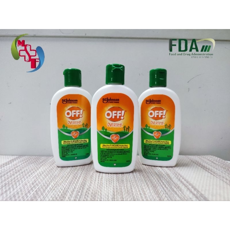 OFF OVERTIME INSECT REPELLENT LOTION 50mL(49g) | Shopee Philippines